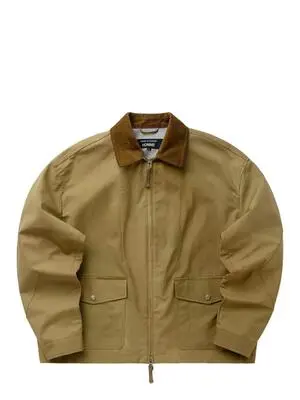 Comme Des Garçons Corduroy-collar Pocket Jacket - Neutrals
