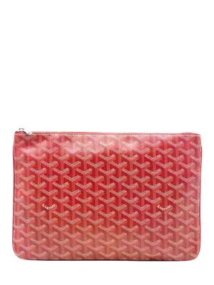 Goyard 2017 Isine Senat Mm Clutch Bag - Red