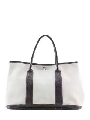Hermès 2004 Toile And Buffle Skipper Garden Party 36 Tote Bag - Brown