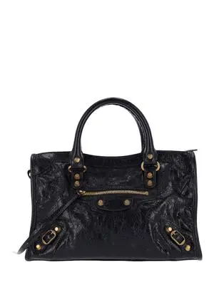 Balenciaga Small Le City Bag - Black