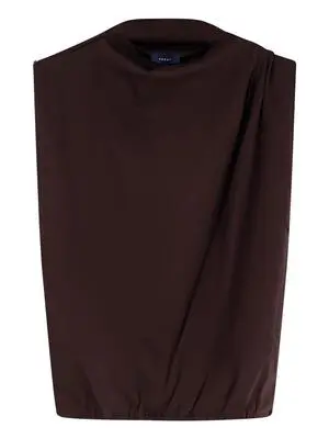 Soeur Idris Organic Cotton Top - Brown
