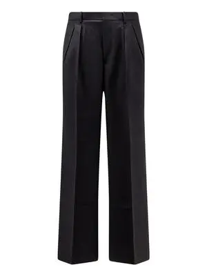 TONYWACK Wool Blend Trousers With Pinces - Black