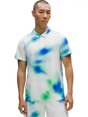Lululemon Ventilated Tennis Polo Shirt - Spray Slam Blue Green Multi