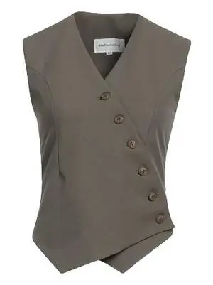 THE FRANKIE SHOP Tailored Vest - Green