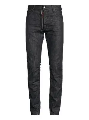 Dsquared2 Tapered Jeans With Five-pocket Detailing - Black
