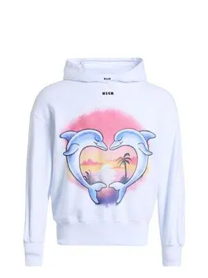 MSGM Cotton Sweatshirt - White