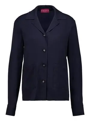 Gucci Long-sleeved Viscose Shirt - Blue