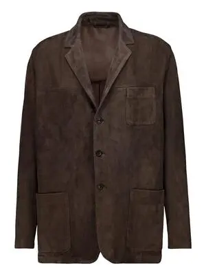 Boglioli Suede Shirt Jacket - Brown