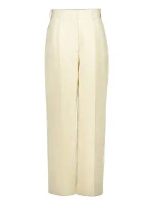 BLAZÉ MILANO Savannah Butter Fox Straight-leg Pants - Yellow