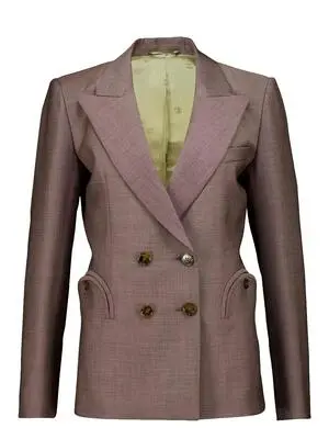 BLAZÉ MILANO Aile Malt Hourglass Charmer Blazer - Brown