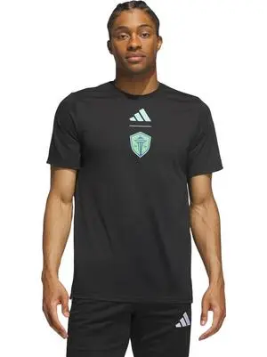 Adidas Seattle Sounders Fc Pregame T-shirt - Black / Mls-ssf-s6s