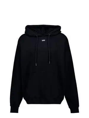 Off-White 3d Arrow Spray Skate Hooded Sweatshirt - Black