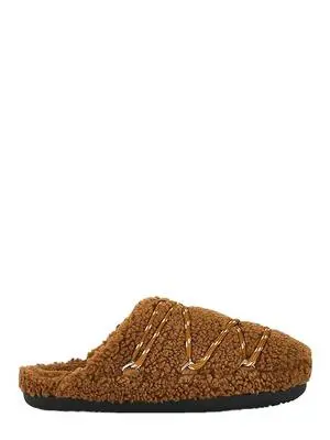 Moon Boot Teddy Slipper - Cognac
