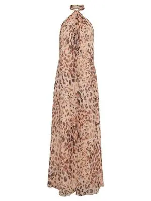Cara Cara Marion Maxi Dress - Cheetah Blush