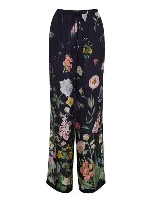 Cara Cara Girona Printed Pants - Bloomsfield Navy