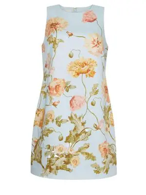 Cara Cara Mackenzie Mini Dress - Lockwood Flora Sky