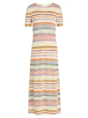 Zimmermann Striped Knitted Midi Dress - Multicolor