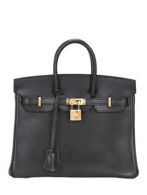 FWRD RENEW Hermes Swift Birkin 25 Handbag - Noir