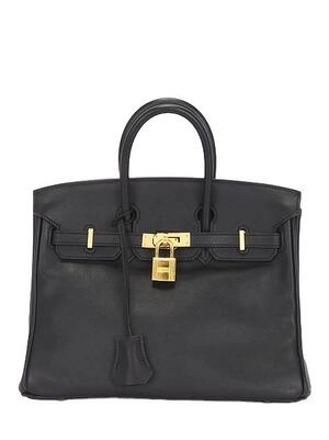 FWRD RENEW Hermes Swift Birkin 25 Handbag - Noir