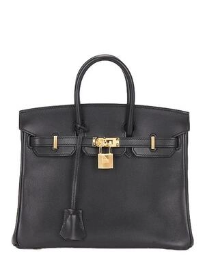 FWRD RENEW Hermes Birkin 25 Handbag - Noir