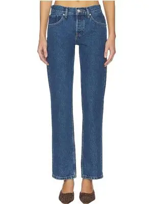 EB DENIM Ariel Mid Rise Wedgie Jeans - Manhattan