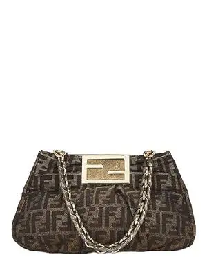 FWRD RENEW Fendi Zucca Mia Tote Bag - Brown