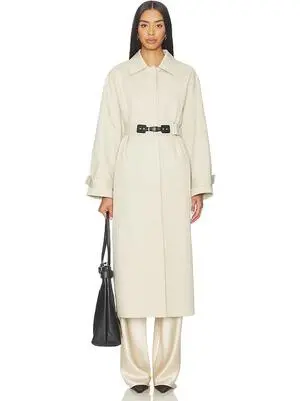 ELODIE THE LABEL Ysella Trench Coat - Khaki