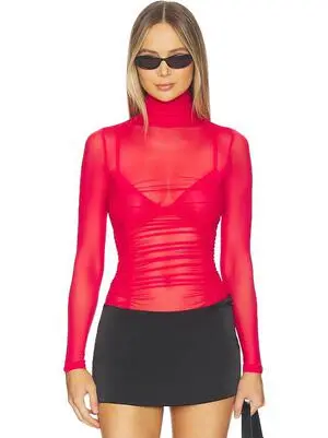 AFRM Nixie Bodysuit - Kiss Red