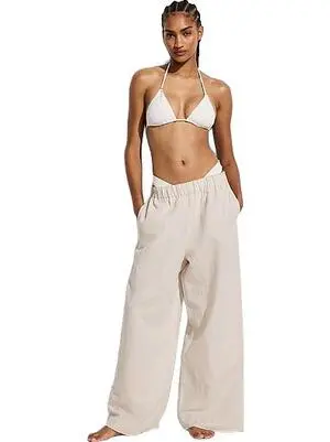 Victoria's Secret Swim Beachwear Linen Pants - Beige