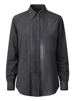 Tibi Easy Pleated Shirt - Grey