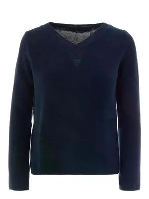 Max Mara Ago V-Neck Sweater Blue