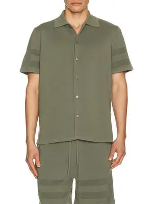 Givenchy Short Sleeve Shirt In Sage - Salvia