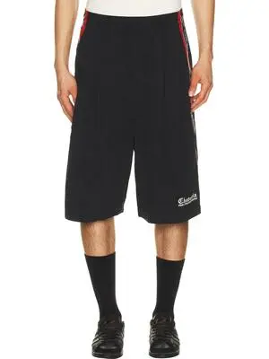 WILLY CHAVARRIA Casa De Chavarria Orale Track Short - Black