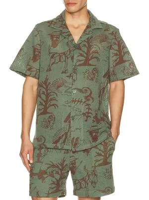 Oas Poplan Cuba Shirt - Green