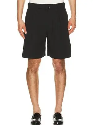 Saint Laurent Short Rond Ample - Noir