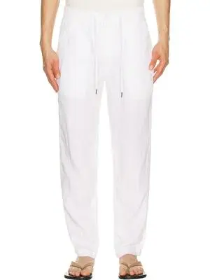 Polo Ralph Lauren Prepster Linen Pant - Ceramic White
