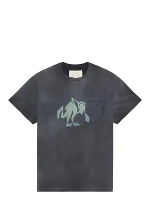ERL Puke T-shirt Knit - Blue