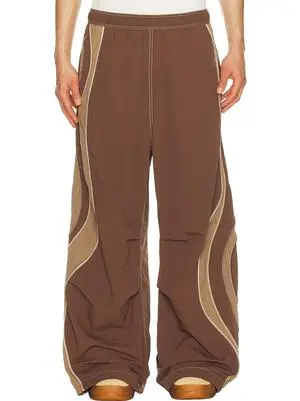 ERL Ufo Track Pants Woven - Brown