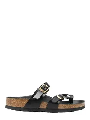 BIRKENSTOCK Mayari Buckle-strap Flat Sandals - Black