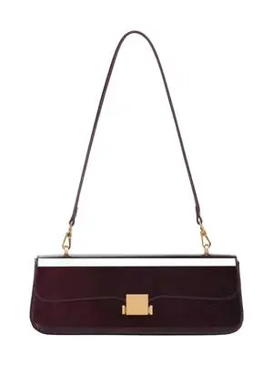 POTAMY Square Leather Shoulder Bag