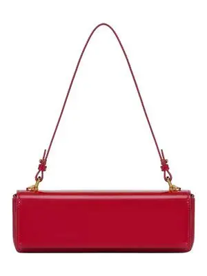 POTAMY Leather Shoulder Bag - Red