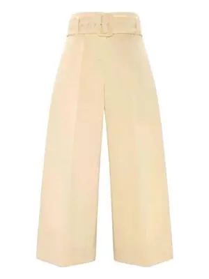 Dorothee Schumacher Belted Wide Leg Trousers - Neutrals