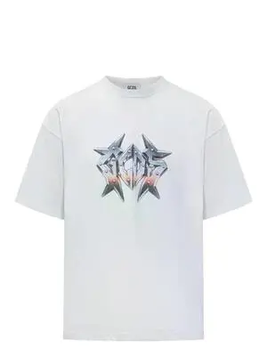Gcds Graphic Short-sleeve T-shirt - White