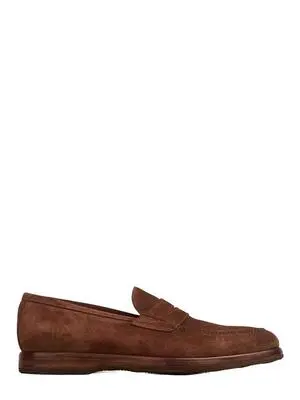 Bontoni Welt Suede Loafers - Brown