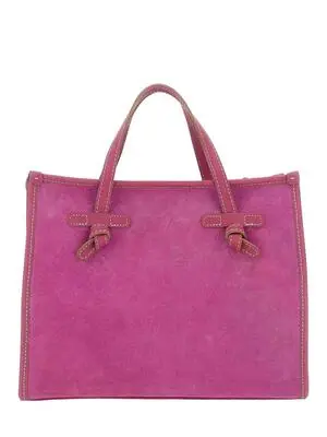 GIANNI CHIARINI Miss Marcella 32 Suede Tote Bag - Pink