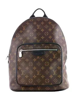 LOUIS VUITTON Josh Macassar Monogram Canvas Backpack - Brown