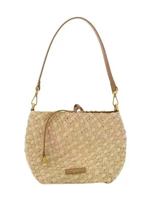 GIANNI CHIARINI Mercy Interwoven Shoulder Bag - Neutrals