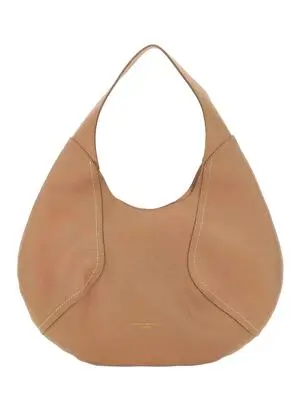 GIANNI CHIARINI Grained Stitching Shoulder Bag - Neutrals