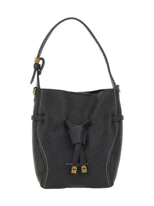 GIANNI CHIARINI Sienna Leather Tote Bag - Black