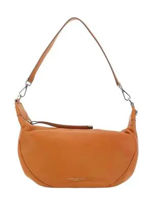 GIANNI CHIARINI Aisha Grained Leather Shoulder Bag - Orange